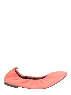 Tory Burch Leather Ballet Flats - Red