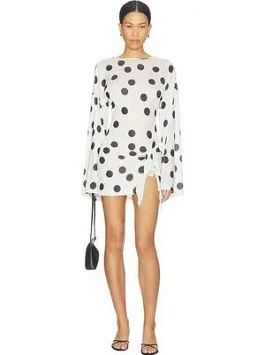 Lioness Cosmic Mini Dress - Moonlight Polka