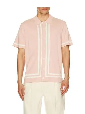 RAILS Rails Leo Camp Collared Shirt In Rose.