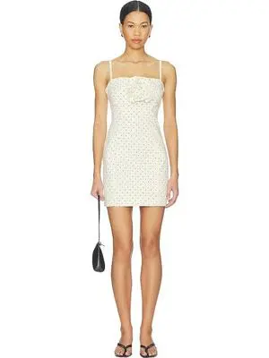 Steve Madden Peony Mini Dress - Pristine Ivory
