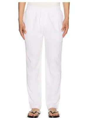 VINTAGE SUMMER Linen Pants - White