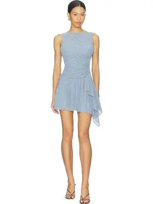LOVERS AND FRIENDS Amari Mini Dress - Dusty Blue