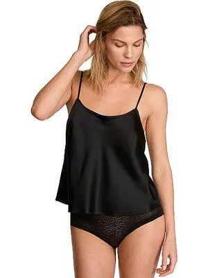Victoria's Secret Satin Cami - Black