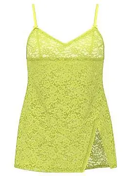 Victoria's Secret Tease Lace Mini Slip Dress - Green
