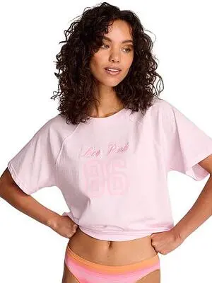 Pink Campus Cotton™ Raglan Tee - Pink