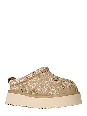 Pink Ugg Tazz Sun Stitch Slippers - White,ivory