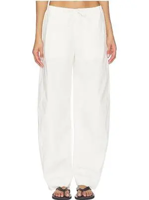 EAVES Lana Barrel Leg Pant - Off White