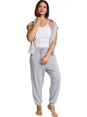 Victoria's Secret Luxe Knit Jogger Pants - Grey