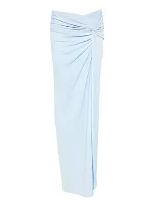 Andamane Gathered Skirt Blue
