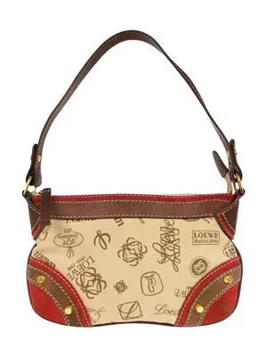 Loewe 2006 Logo Canvas Handbag - Neutrals
