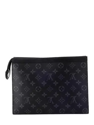 LOUIS VUITTON Pochette Voyage Monogram Eclipse Canvas Mm - Black
