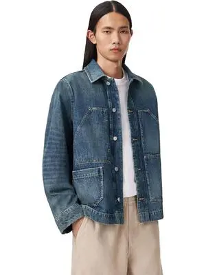 ALLSAINTS Mukesh Denim Jacket - Blue