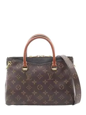 LOUIS VUITTON 2015 Monogram Pallas Bb Satchel - Brown