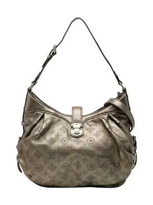 LOUIS VUITTON 2008 Monogram Mahina Xs Crossbody Bag - Silver