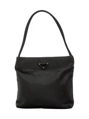 Prada 2000-2012 Tessuto Shoulder Bag - Black