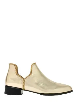 Senso Bailey Zip Ankle Boots - Gold