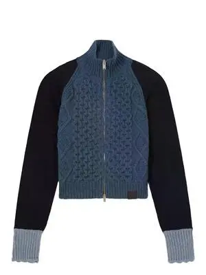 Stella McCartney Cable-knit Cardigan - Blue