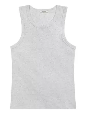 ENTIRE STUDIOS Ribbed Tank Top - Grey