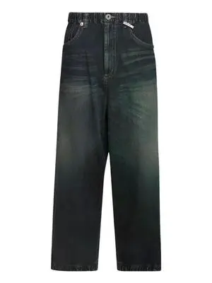 MIHARA YASUHIRO Elasticated Straight-Leg Jeans