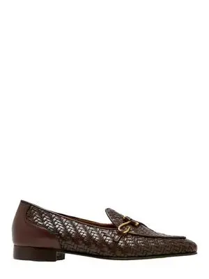 EDHEN MILANO Camporta Buckle Loafers - Brown