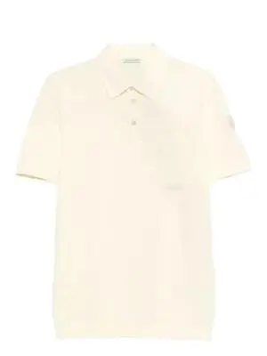 Moncler Short-sleeve Polo Top - Neutrals