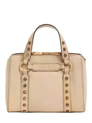 THE BRIDGE Studded Leather Tote Bag - Neutrals