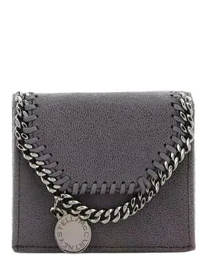 Stella McCartney Falabella Chain-detail Wallet - Grey