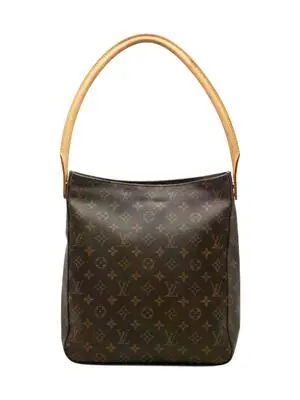LOUIS VUITTON 2002 Looping Gm Shoulder Bag - Brown