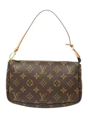 LOUIS VUITTON 2003 Monogram Pochette Accessoires - Brown