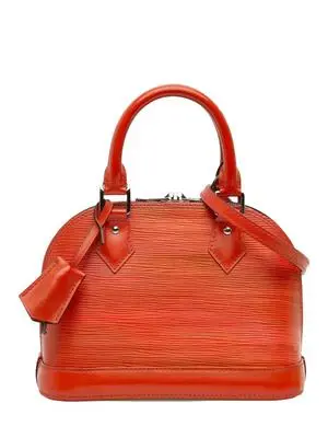 LOUIS VUITTON 2012 Epi Alma Bb Satchel - Orange