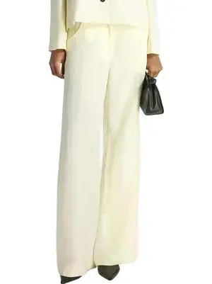 Liviana Conti Button Trousers - Yellow