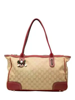 Gucci Gg Canvas Princy Shoulder Bag - Brown
