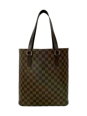 LOUIS VUITTON 2001 Damier Ebene Vavin Gm Shoulder Bag - Brown