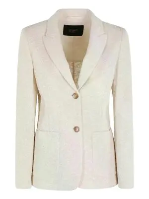 Seventy Buttoned Blazer Neutrals