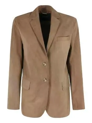 Seventy Buttoned Blazer Brown