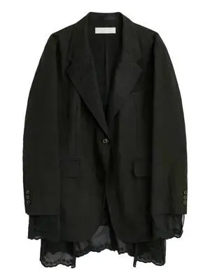 Our Legacy Reversible Drip Blazer - Black