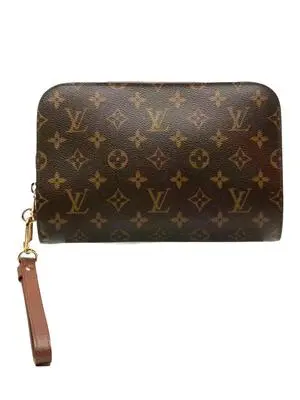 LOUIS VUITTON 2009 Monogram Orsay Clutch - Brown