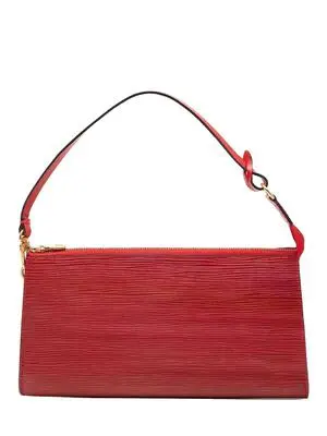 LOUIS VUITTON 2001 Epi Pochette Accessoires - Red