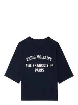 Zadig&Voltaire Cotton T-shirt - Blue