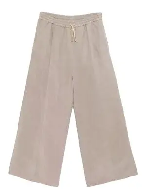 BERWICH Drawstring Waistband Trousers - Brown