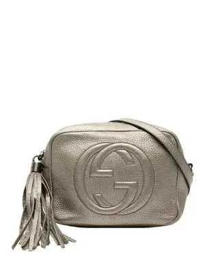 Gucci 2000-2015 Leather Soho Disco Crossbody Bag - Gold