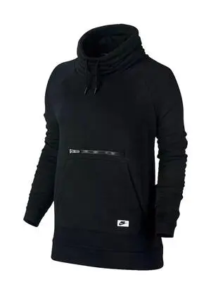 Nike Funnel Neck Sweatshirt - Black