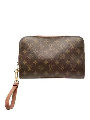 LOUIS VUITTON 2007 Monogram Orsay Clutch - Brown
