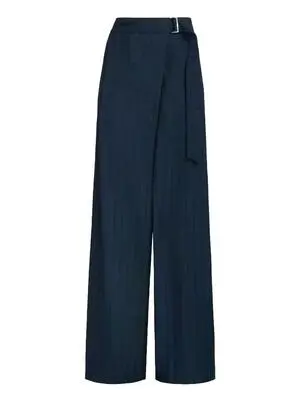 Brunello Cucinelli Sequin-embellished Tailored Trousers - Blue