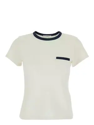 FRAME Pocket T-shirt - Neutrals
