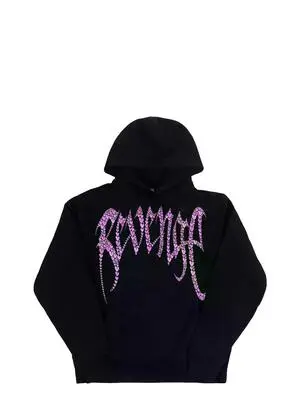 REVENGE Graphic-print Hoodie - Black