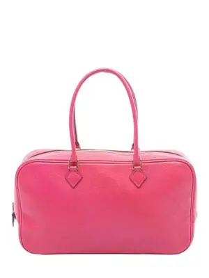 Hermès 2206 Chevre Plume 28 Handbag - Pink