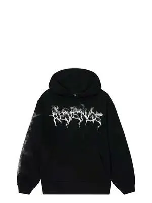 REVENGE Skull-print Hoodie - Black