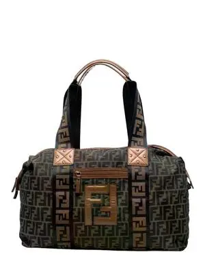 Fendi Zucca Canvas Travel Bag - Brown