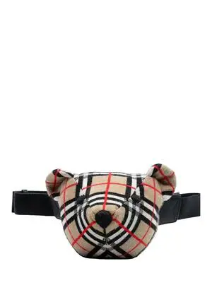 Burberry Thomas Bear House Check Belt Bag - Brown